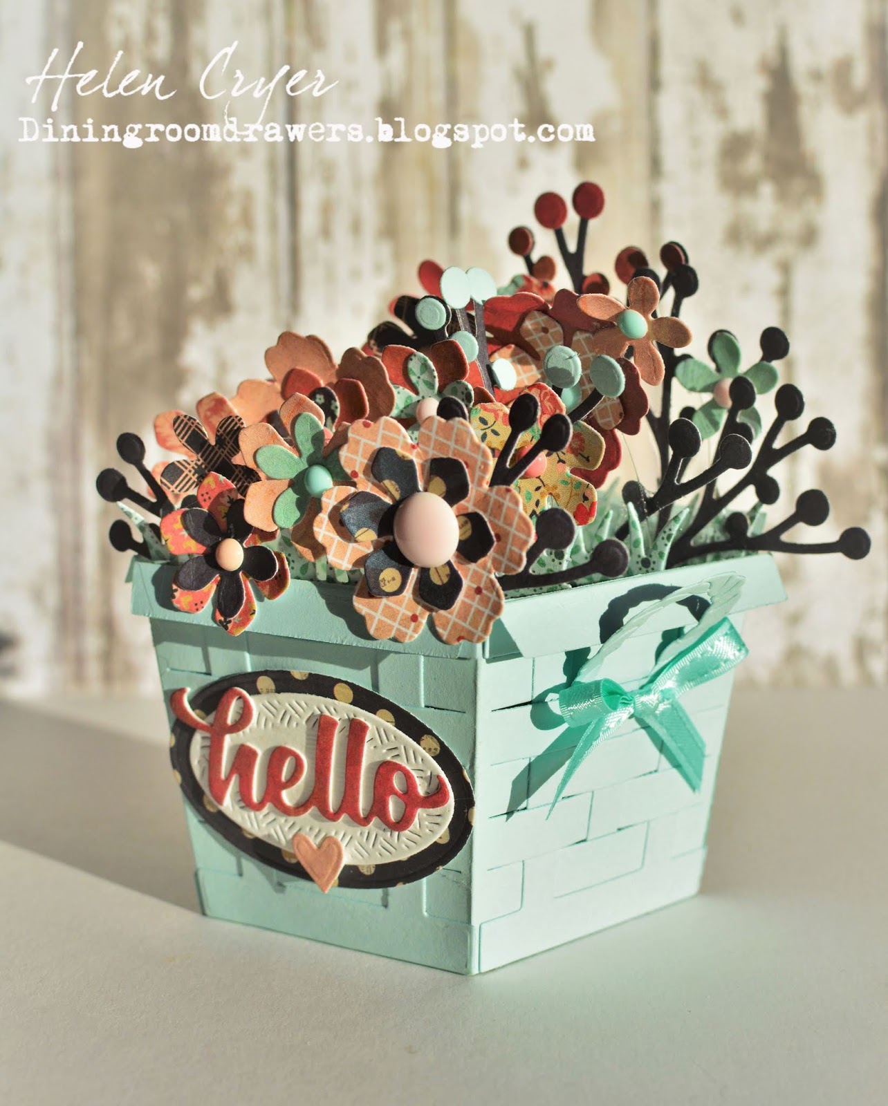 The Dining Room Drawers: Woven Basket Box Card