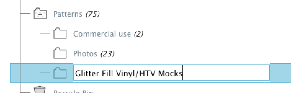 Organizing Patterns into Sub-Folders in the Silhouette Studio Library ...