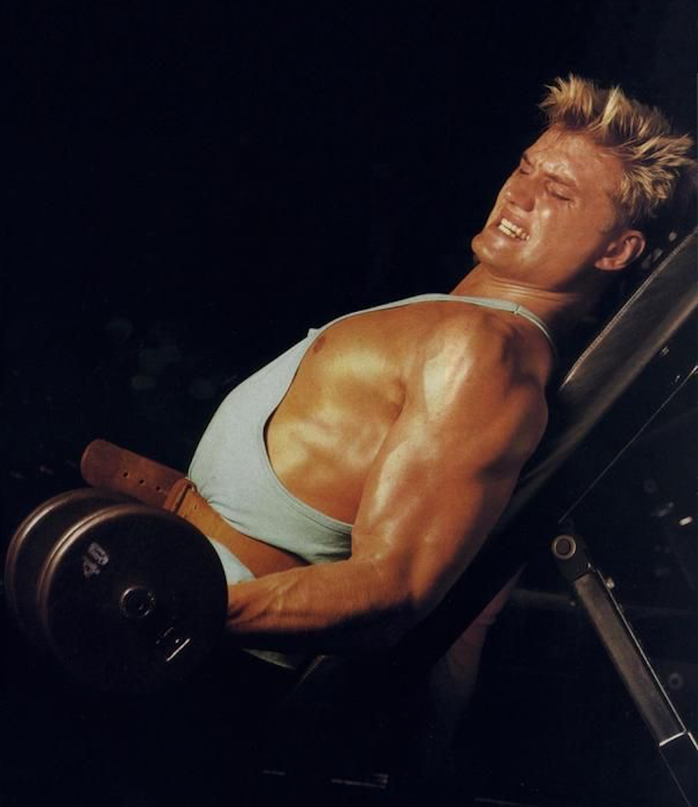 my new plaid pants: Good Morning, Gratuitous Dolph Lundgren