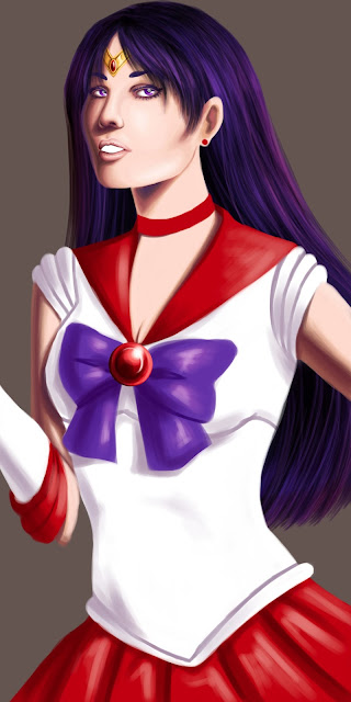 Made-a-Line: Sailor Mars! Work in Progress