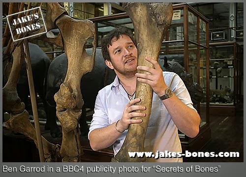 Interviewing Ben Garrod of "Secrets of Bones" : Jake's Bones