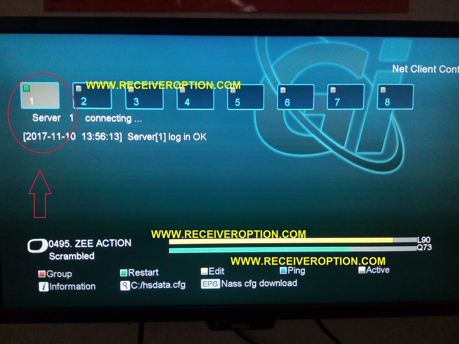 NEOSAT 550HD RECEIVER CCCAM OPTION - How To Enter Biss key Power vu key ...