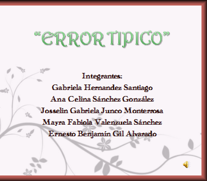 WriterMate: Error Tipico