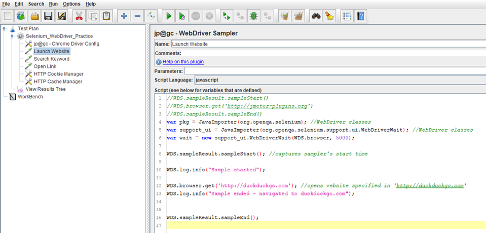Performance Engineering Essentials: Selenium Webdriver Scripts Using Jmeter