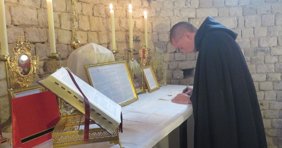 New Liturgical Movement: A Monastic Profession in France