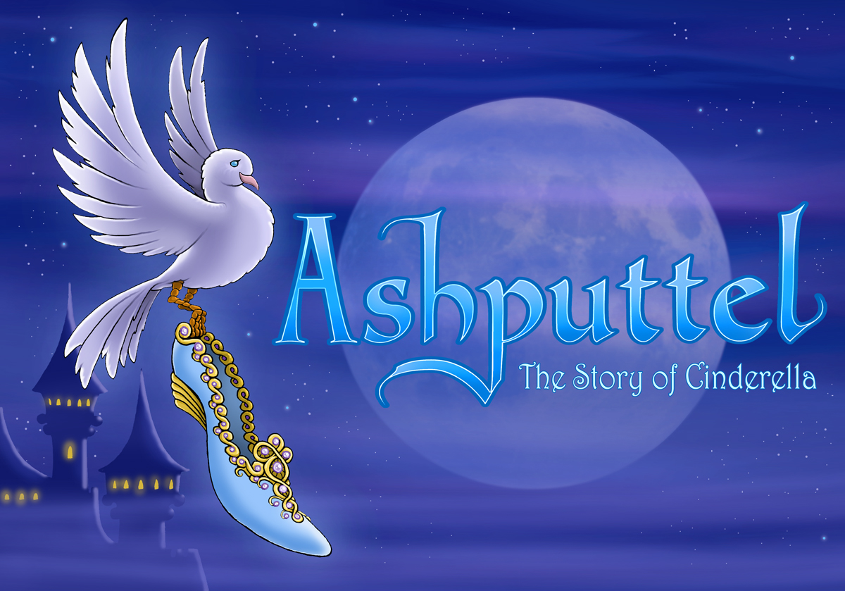 Ashputtel Illustrations: Bird, Slipper, and a Castle | wallpaper hd ...