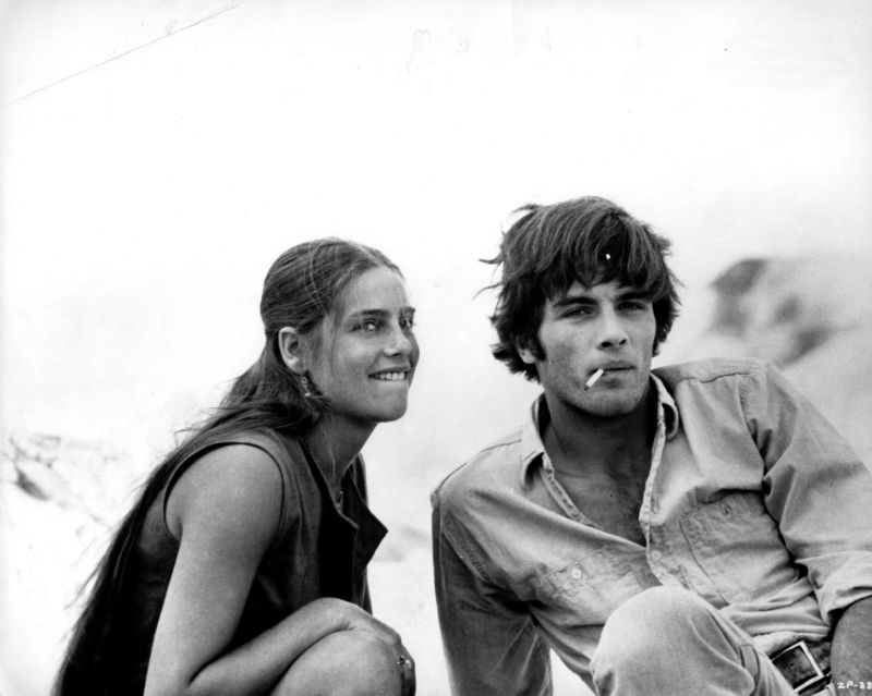 Photos of Mark Frechette and Daria Halprin During the Filming of ...