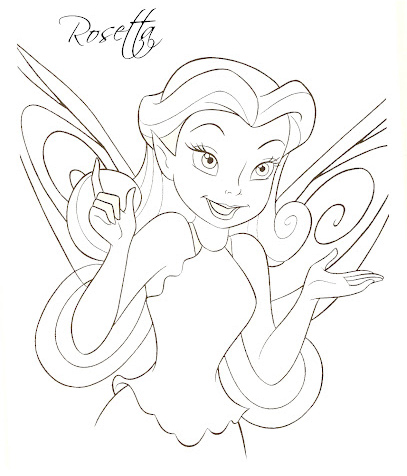 Free Coloring Pages: Free Walt Disney Fairies Vidia Coloring Sheet to Print