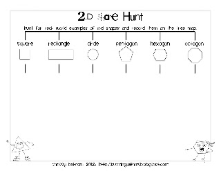 3-6 Free Resources: 2D Shapes Sort & Tree Map
