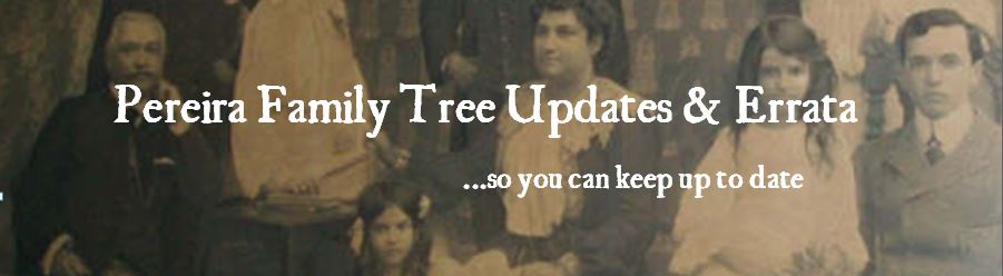 Pereira Family Tree