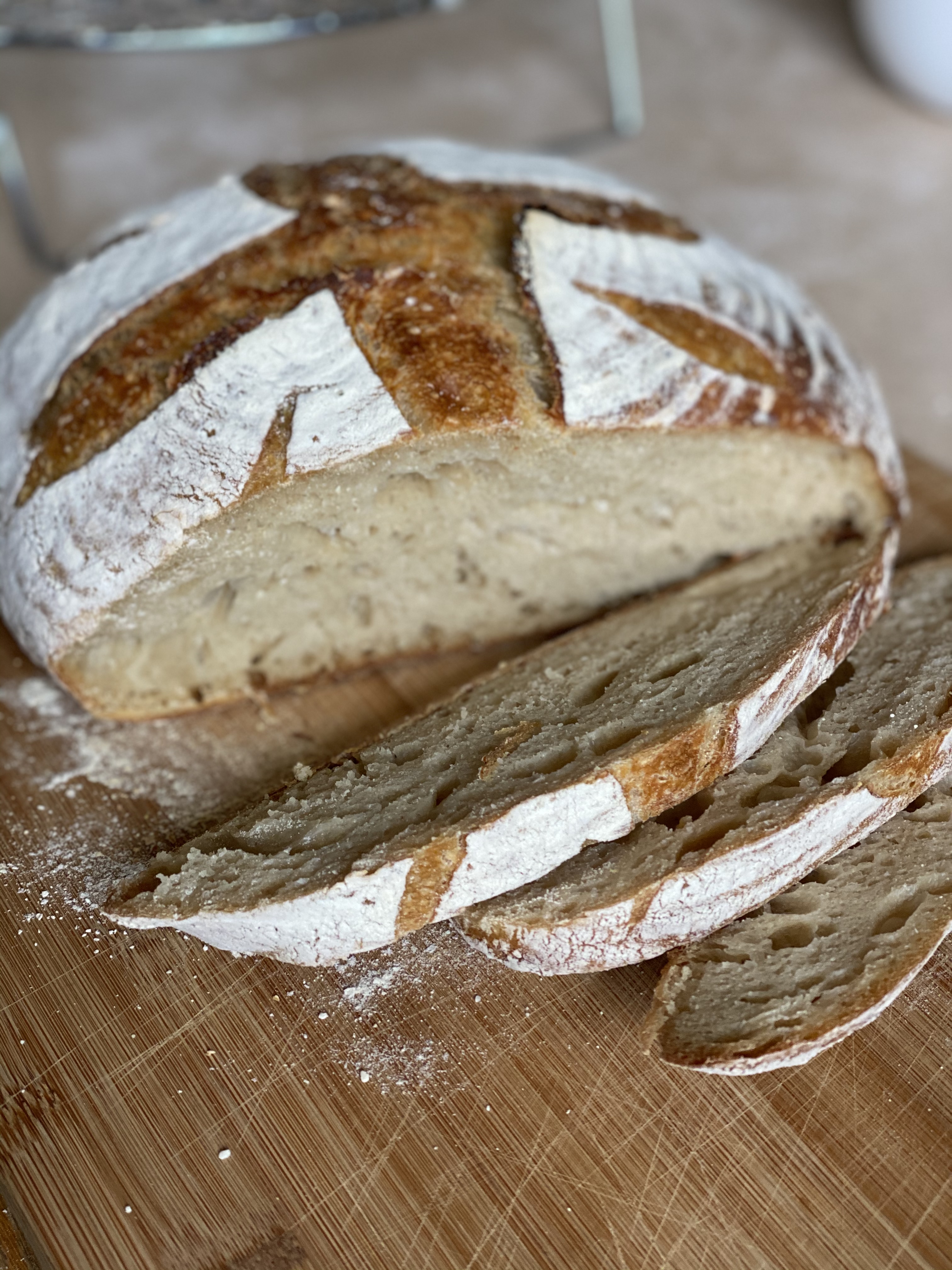 Basic Sourdough Recipe using your discarded starter.