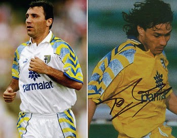 Football teams shirt and kits fan: Font Parma 1995-96