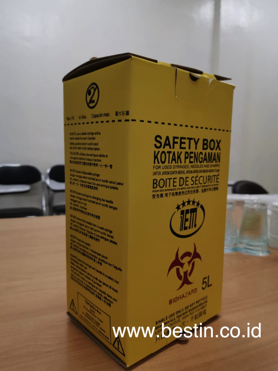 Safety box Tempat limbah medis