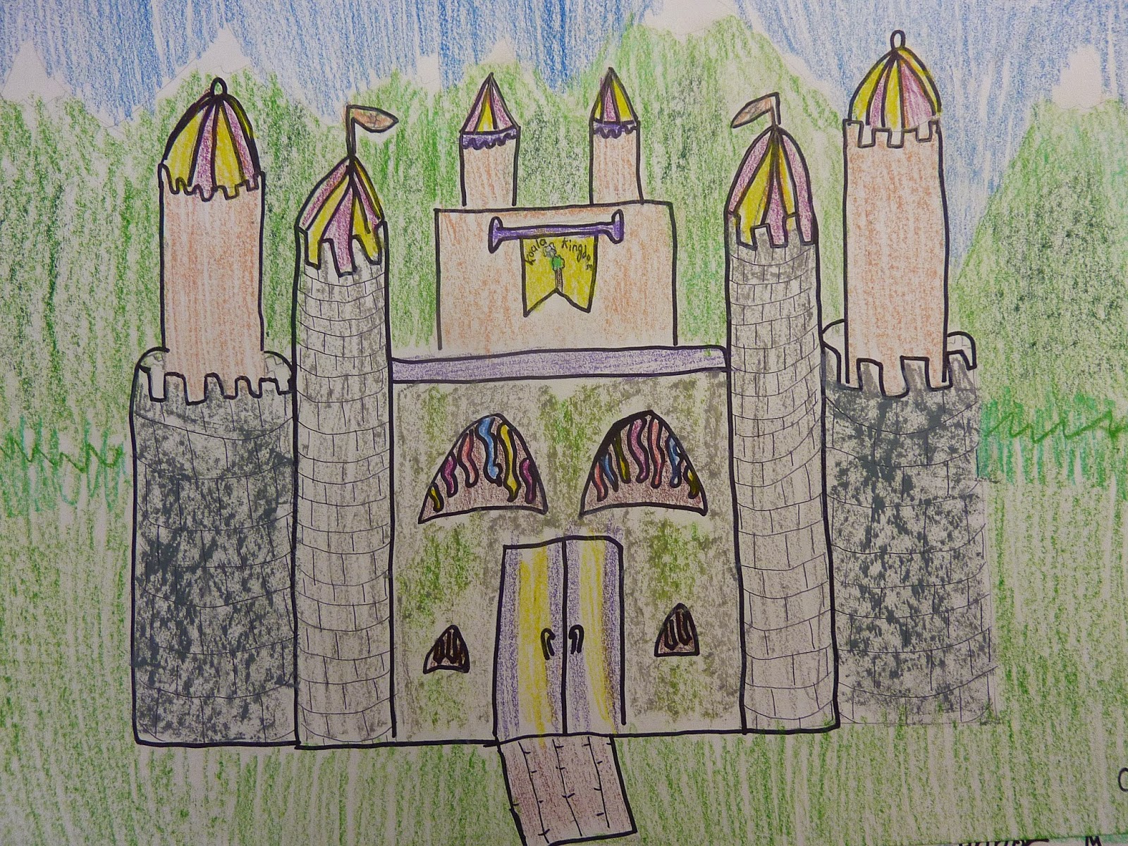 P. C. K. Art Room : Middle Ages Castles- 4th grade