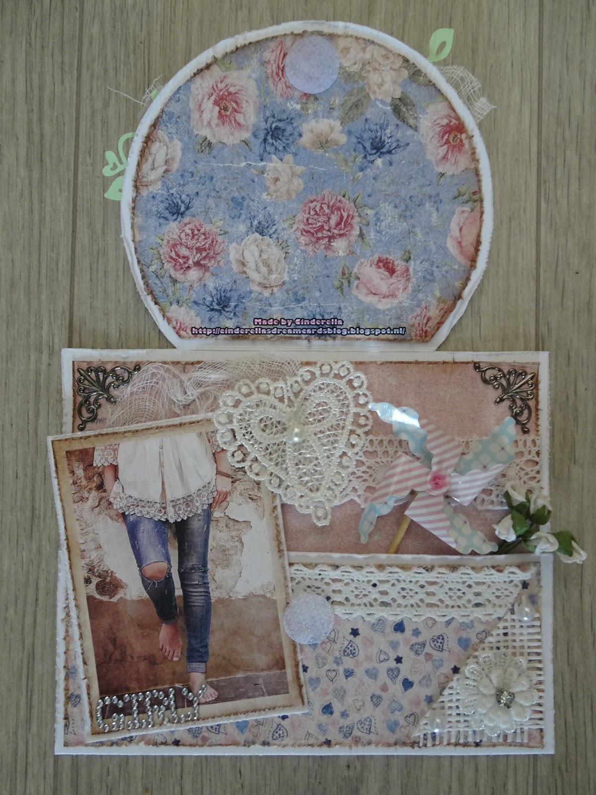 Cinderella`s dreamcardsblog: Envelopje gemaakt . Made an Envelope..