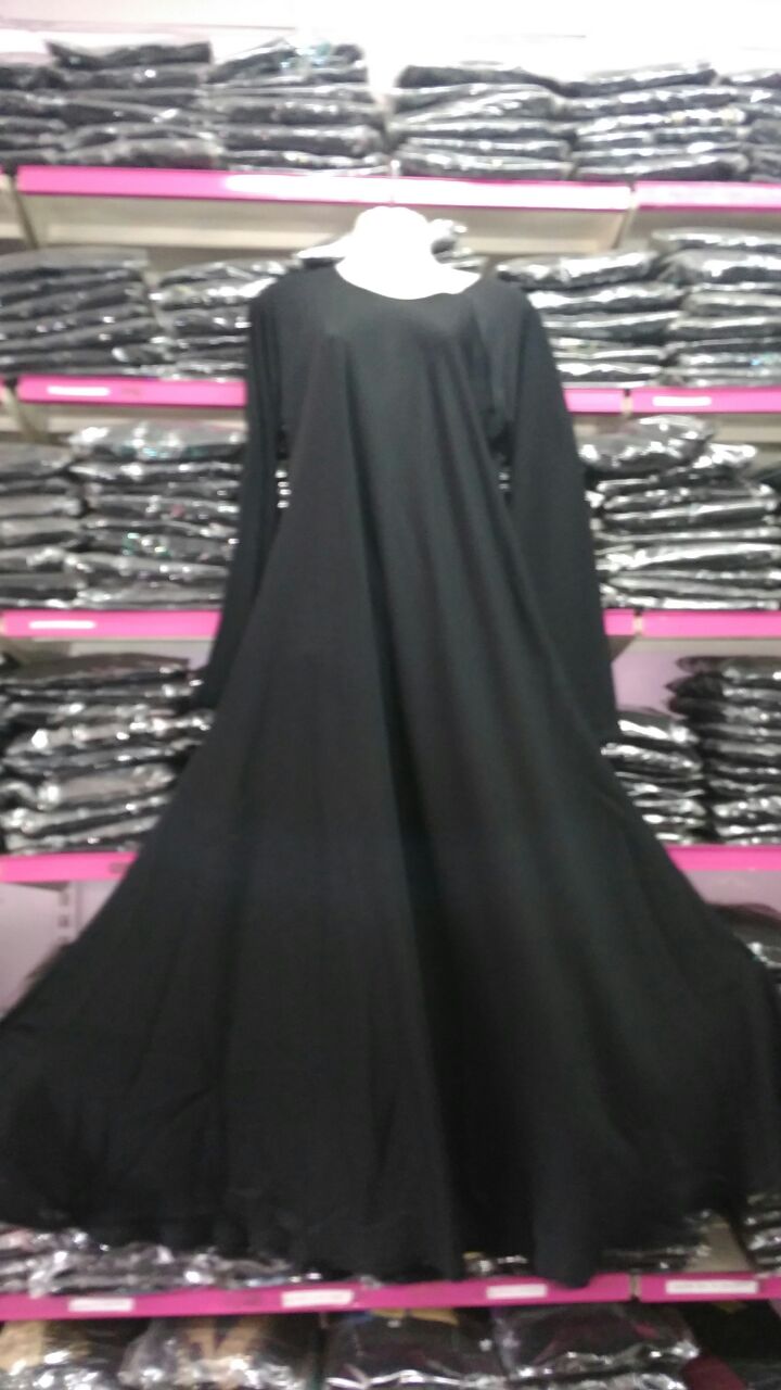 Chennai Plaza - Islamic Clothing: Plain Black Umbrella Big layer