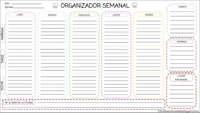 Organizador Semanal de Tareas