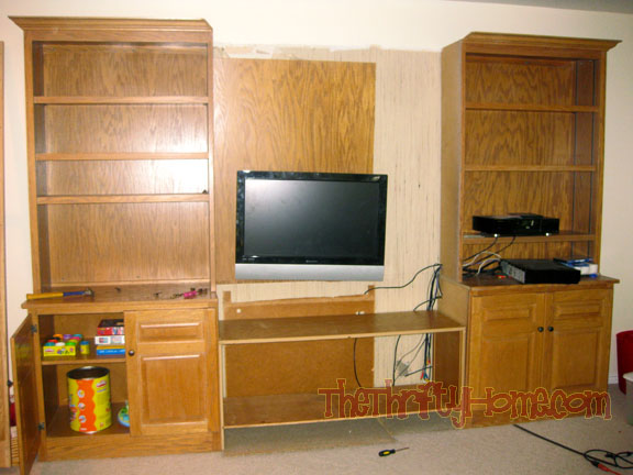*The Thrifty Home: Refinished and Rebuilt Entertainment Center