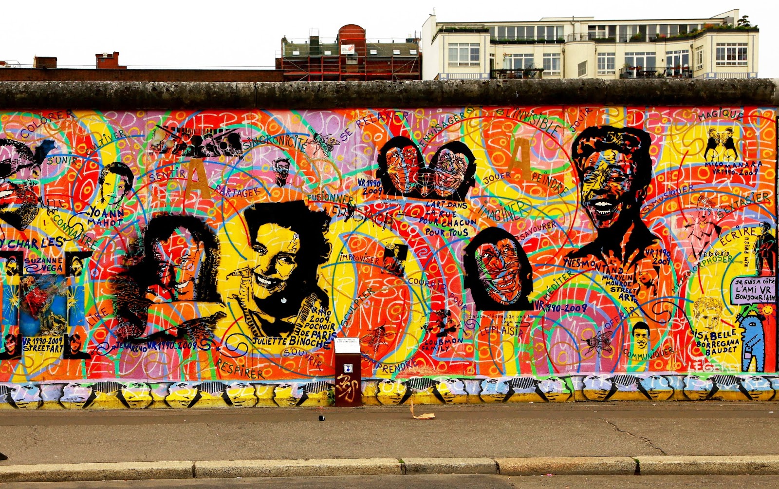 Grafiteiros Onde Encontrar: Grafite no muro de Berlim