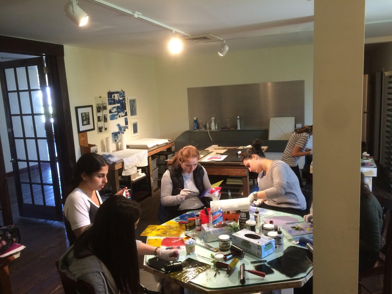 My Flatbush Life: Advanced Studio Art Students Attend Printmaking Workshop