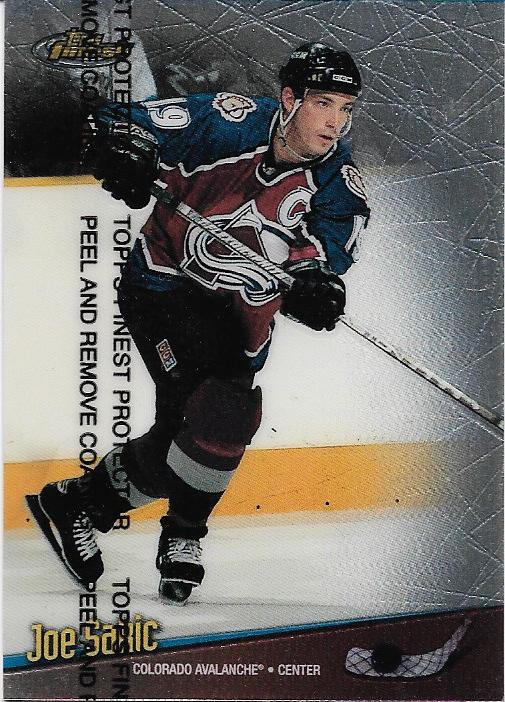 My PCs--one card at a time: Joe Sakic card #280 1998-99 Finest #91