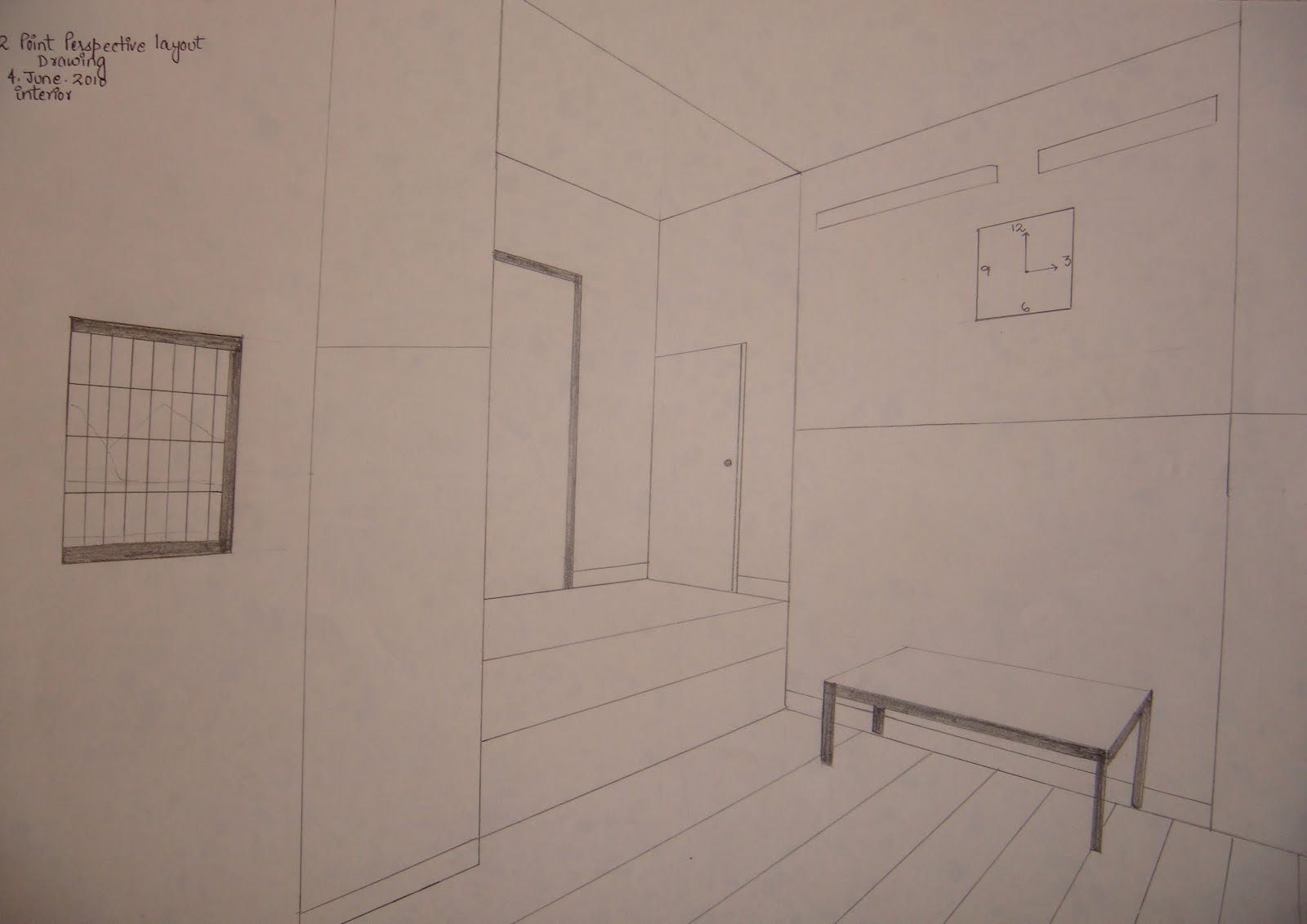 Art and Animation: 2 point perspective layout drawings