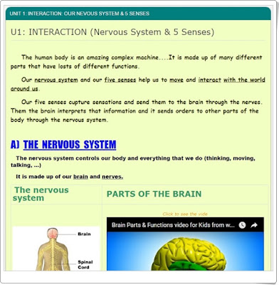 Recursos Educativos de Primaria: Unidad 1 de Natural Science de 3º de ...
