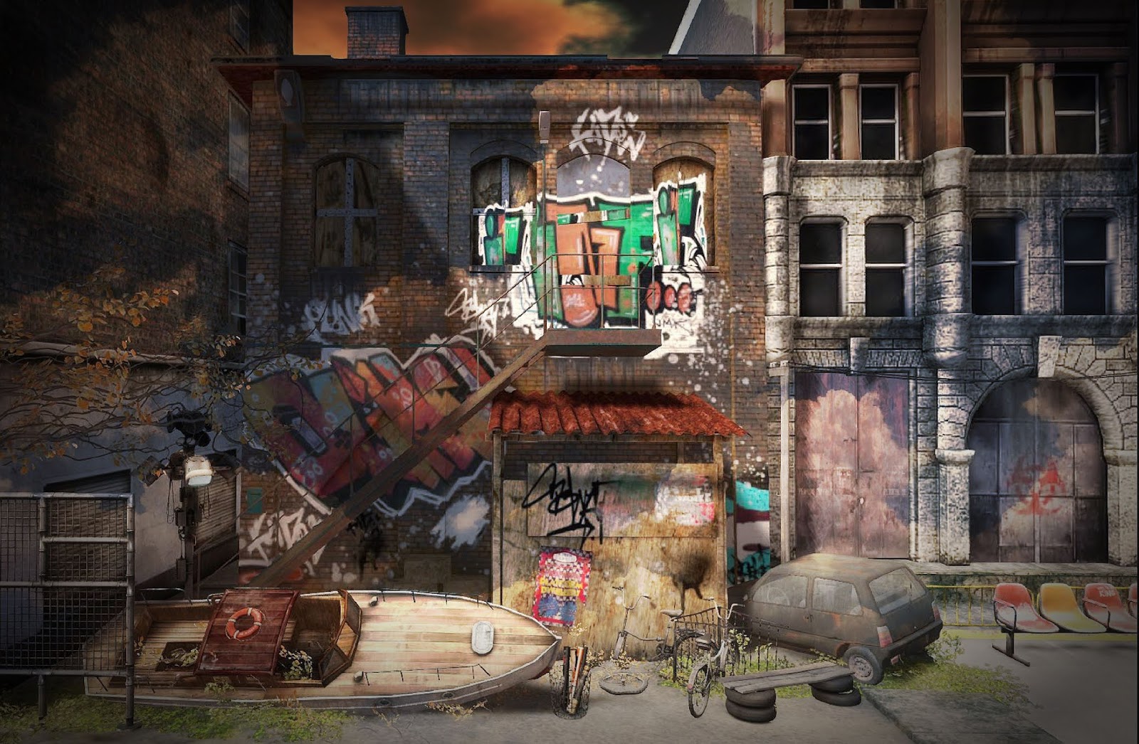 VirtualDesignNotebook: Life in the Alley