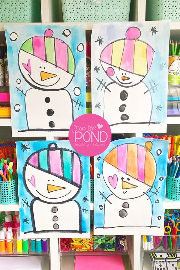 Snowman Directed Drawing | From the Pond