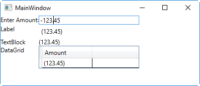 WPF Thoughts: Styling the StringFormat