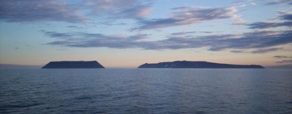 earth's geography: Diomede Islands : Tomorrow and Yestarday