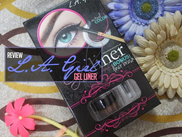LA Girl Cosmetics Gel Liner Review - test combine