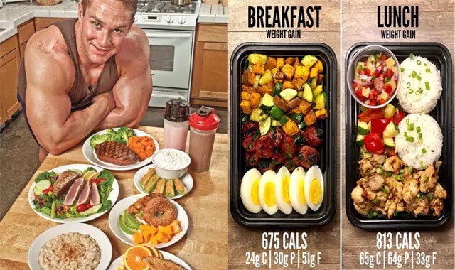 Special Menu for Mass Gain and Muscle Gain