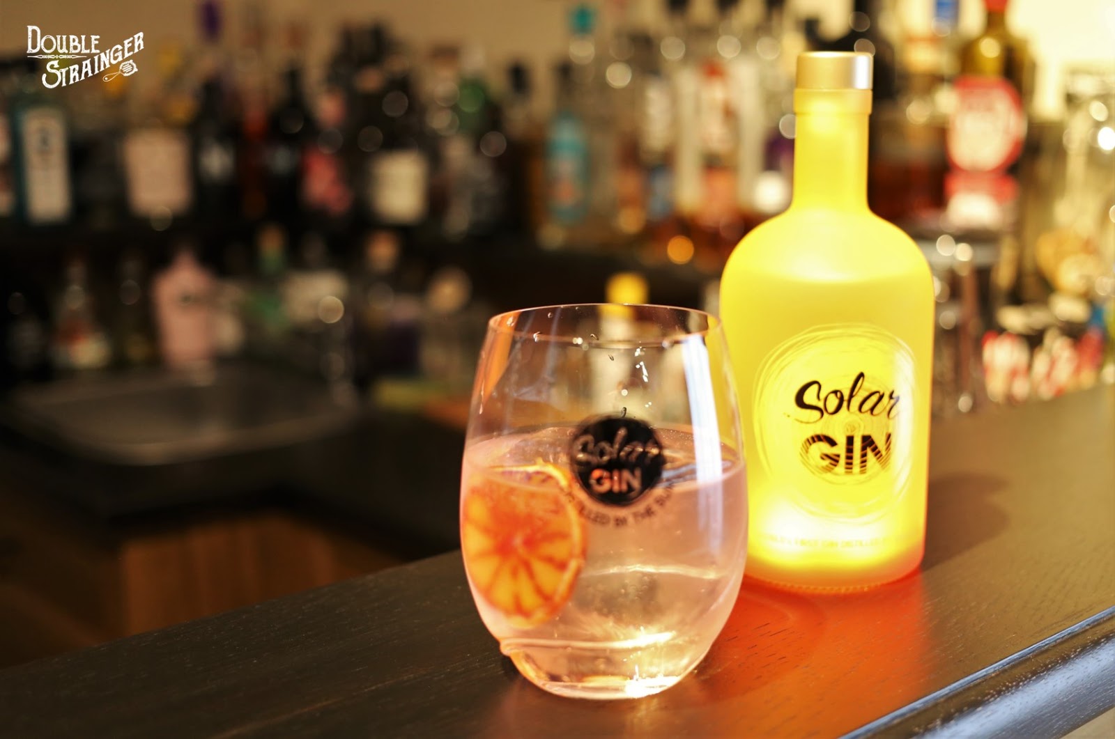 Double Strainger: Solar Gin, distilled by the sun
