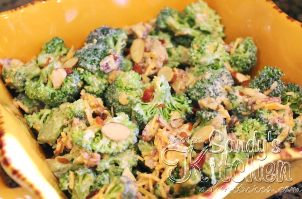 Skinny Broccoli Salad | Sandy's Kitchen