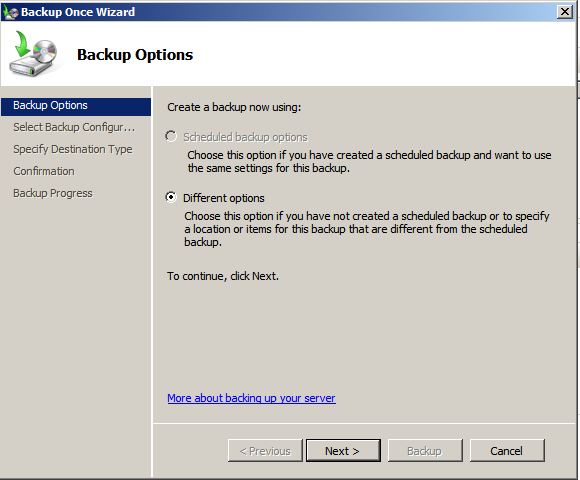 Tech Blog: Windows Server Backup Step-by-Step Guide for Windows Server ...