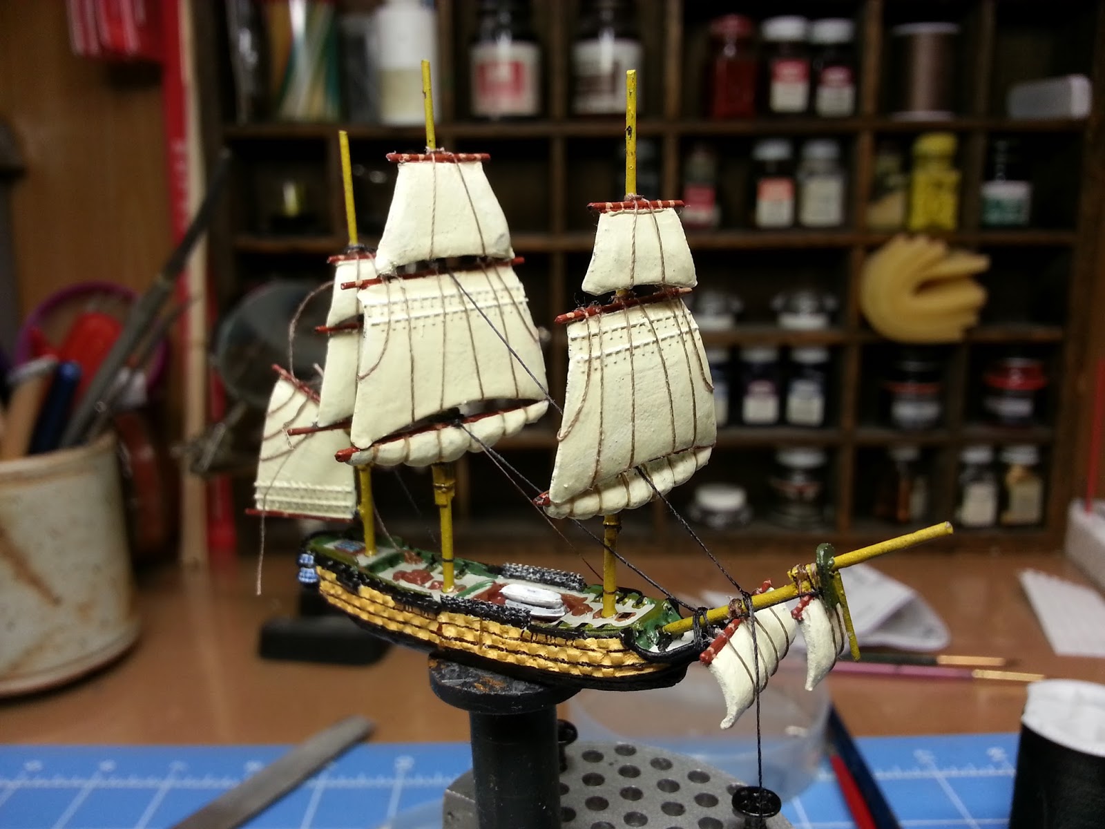 A Miniatures Hobby Room: Navwar Ottoman Empire Selimiye 122 Gun 1st Rate