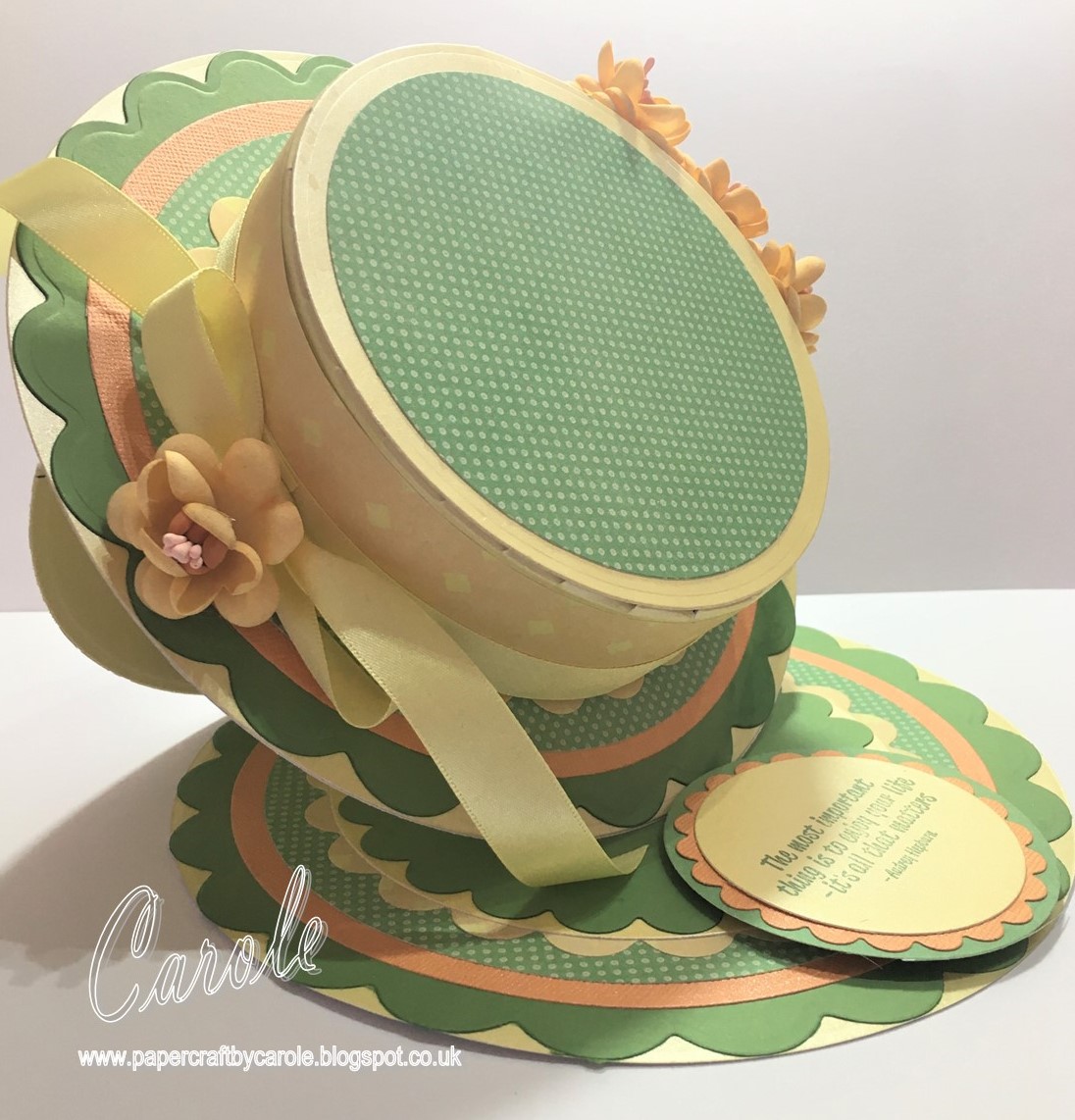 Papercraft by Carole!: Hats - Go Large!