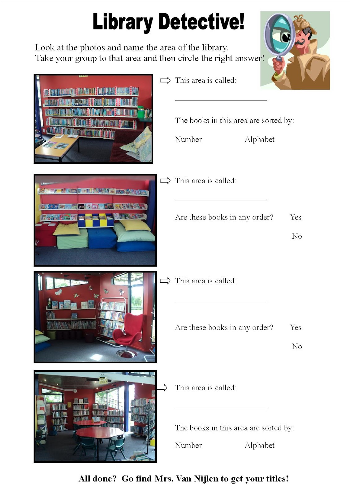 Time4Library: Library skills Lessons