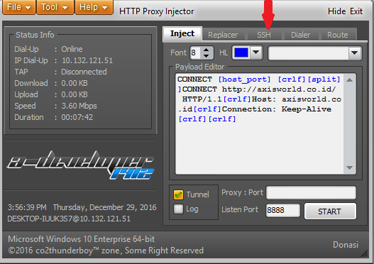 FREE INTERNET: CARA MENGGUNAKAN HTTP PROXY INJECTOR