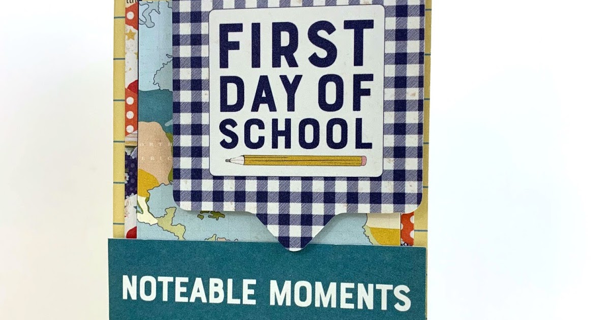 goldiecar designs: AUTHENTIQUE PAPER: Scholastic One Page Mini Album