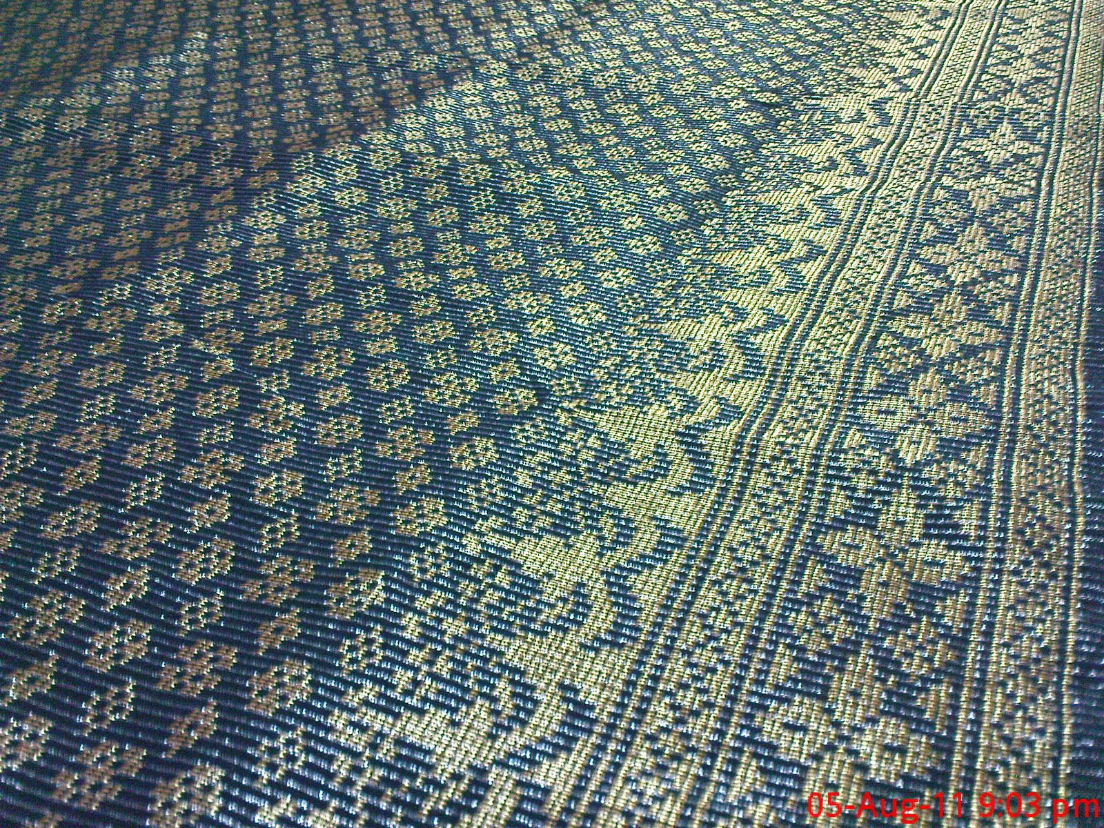 Songket Terengganu Asli: Kain Songket Terengganu ( corak penuh 05)