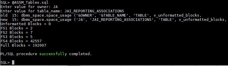 Davis Apps DBA: Re-Organizing Fragmented Table in Oracle