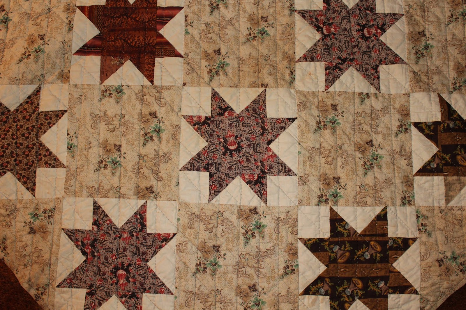 Textile Time Travels: Early Quaker Star Quilt