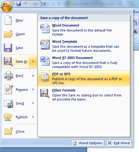 Cara Membuat / Convert File Word, Excel, Power Point ke PDF di ...