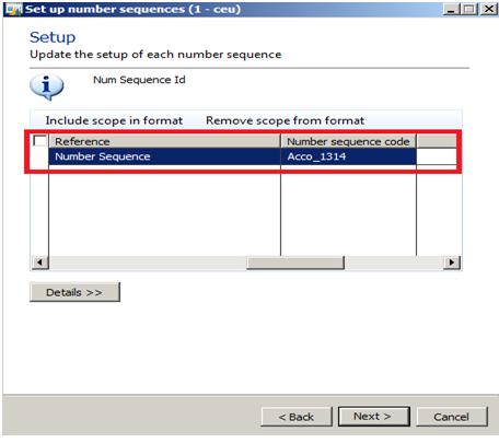 Dynamics: Number Sequence Generation – AX 2012