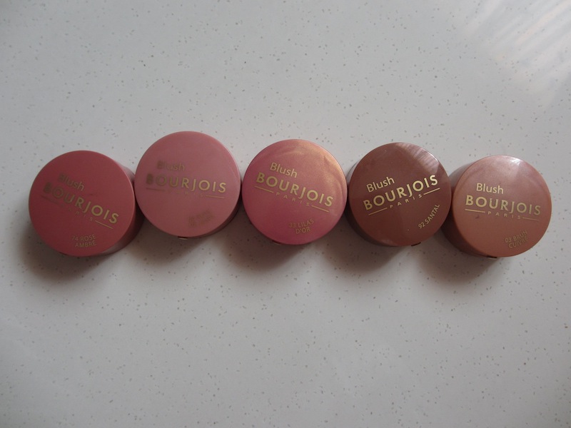 The Blackmentos Beauty Box: Overview: My Bourjois Blush Collection ...