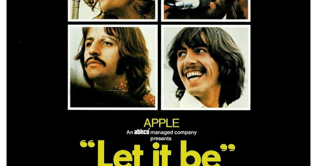 Vintage "Let it Be" promo poster