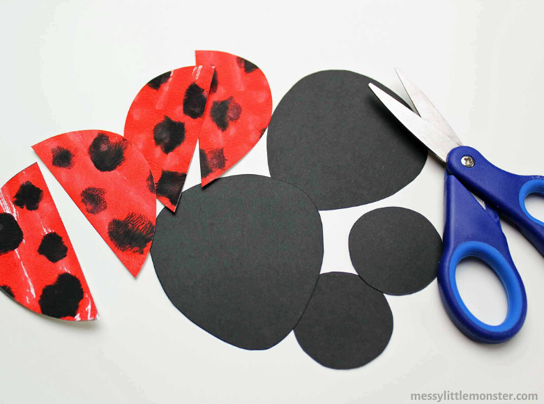Symmetry Art - Ladybug Craft Using a Fun Squish Art Painting Technique ...
