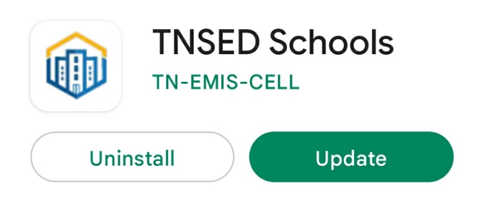 TNSED SCHOOL App New Update - Version 0.048